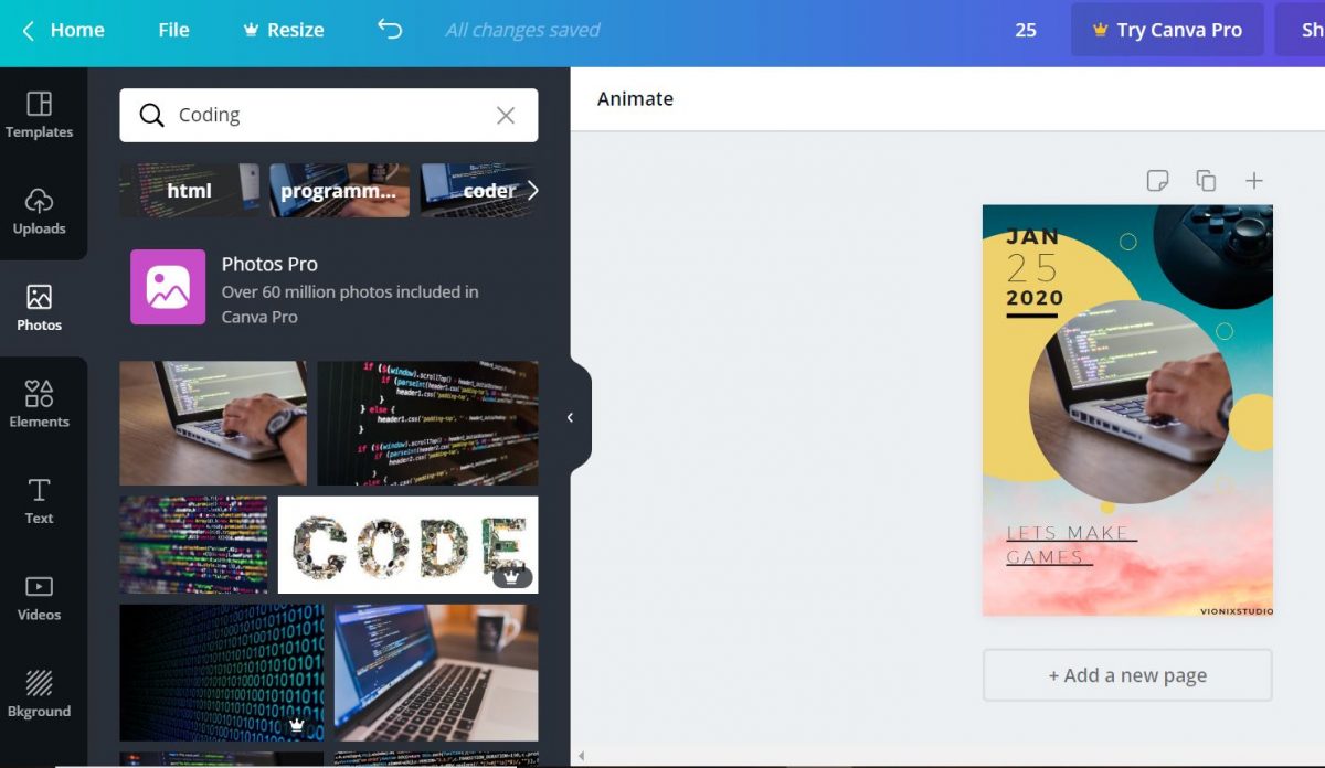 How to Create a poster Online for Free - VionixStudio