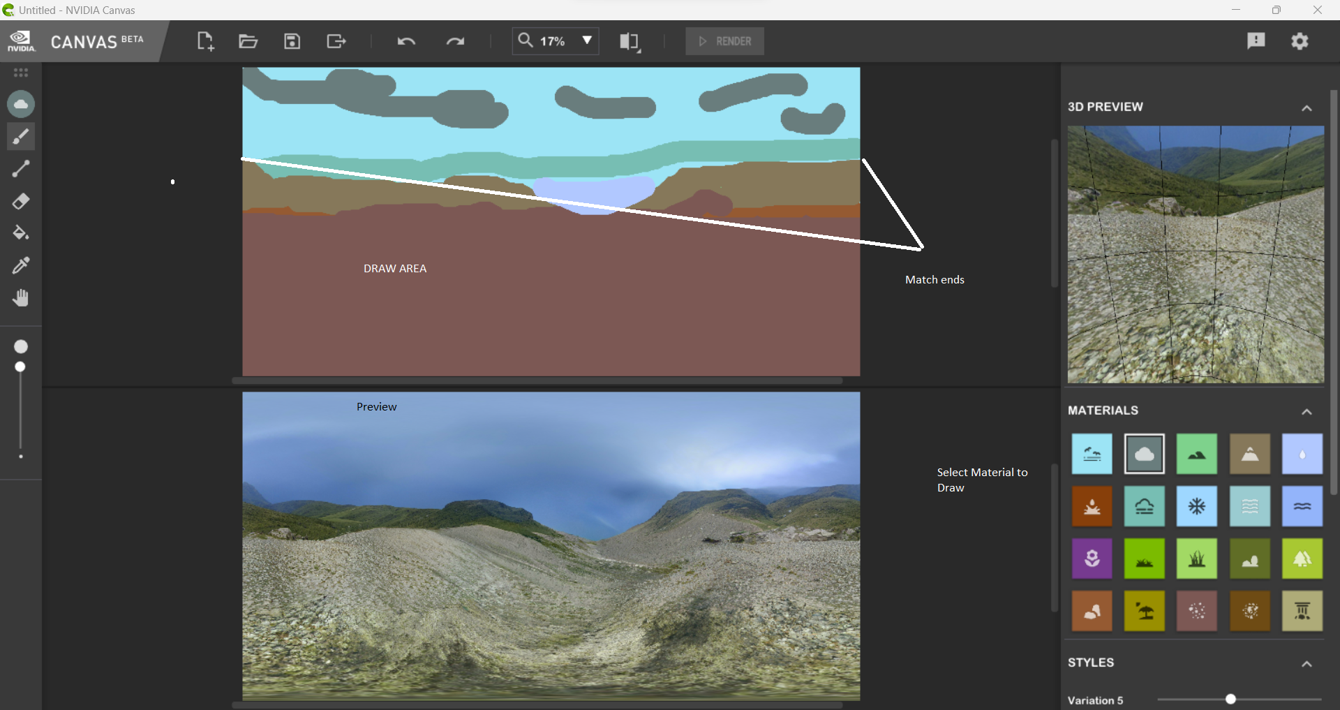 Creating a Free Skybox for your Unity game with Nvidia Canvas: In ...