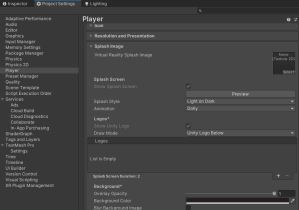 How to customize splash screen in Unity Free version - VionixStudio