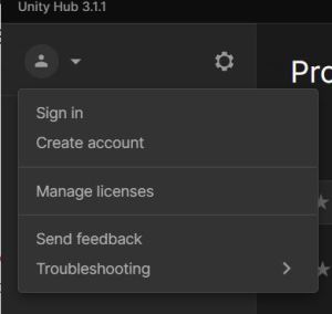 How to sign in into Unity Hub - VionixStudio